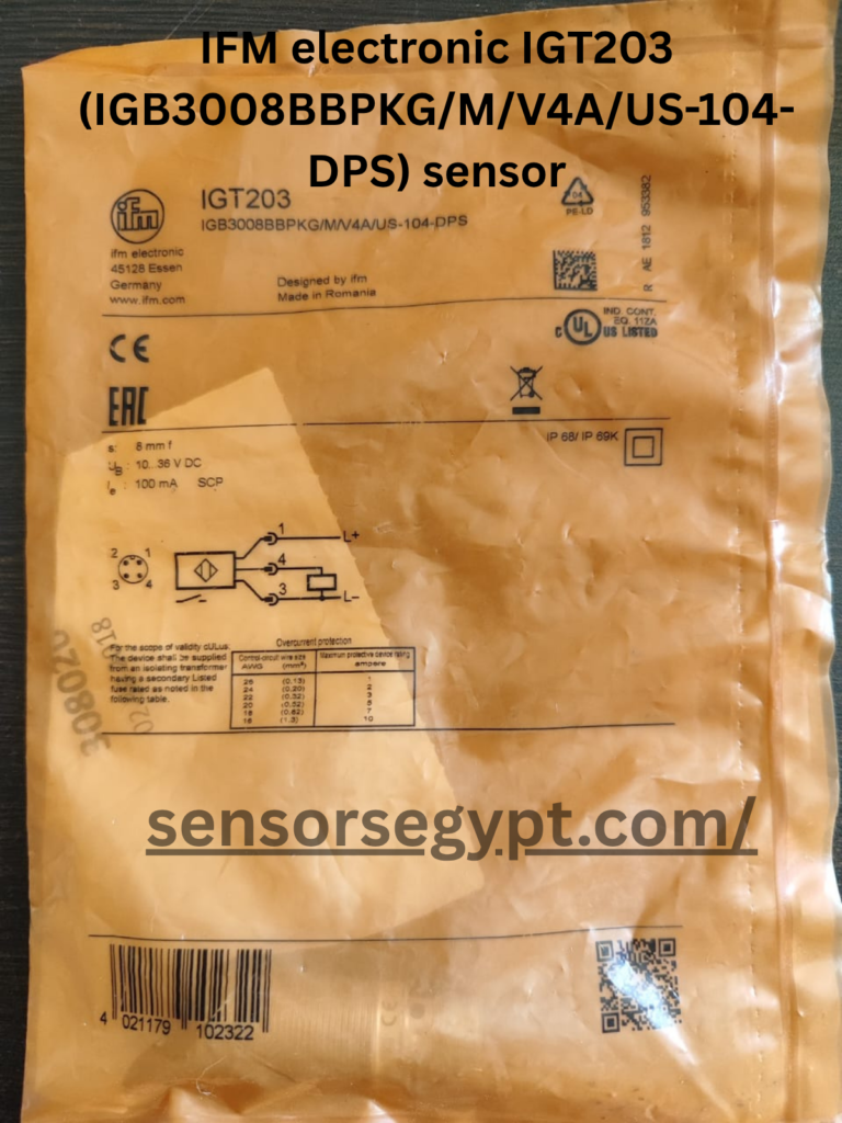 IFM electronic IGT203 (IGB3008BBPKG/M/V4A/US-104-DPS) sensor - Sensors ...
