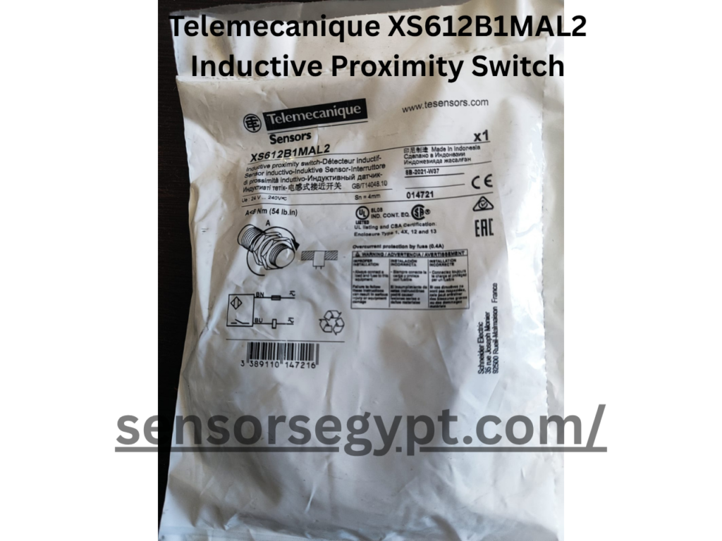 Telemecanique XS612B1MAL2 Inductive Proximity Switch - Sensors Egypt