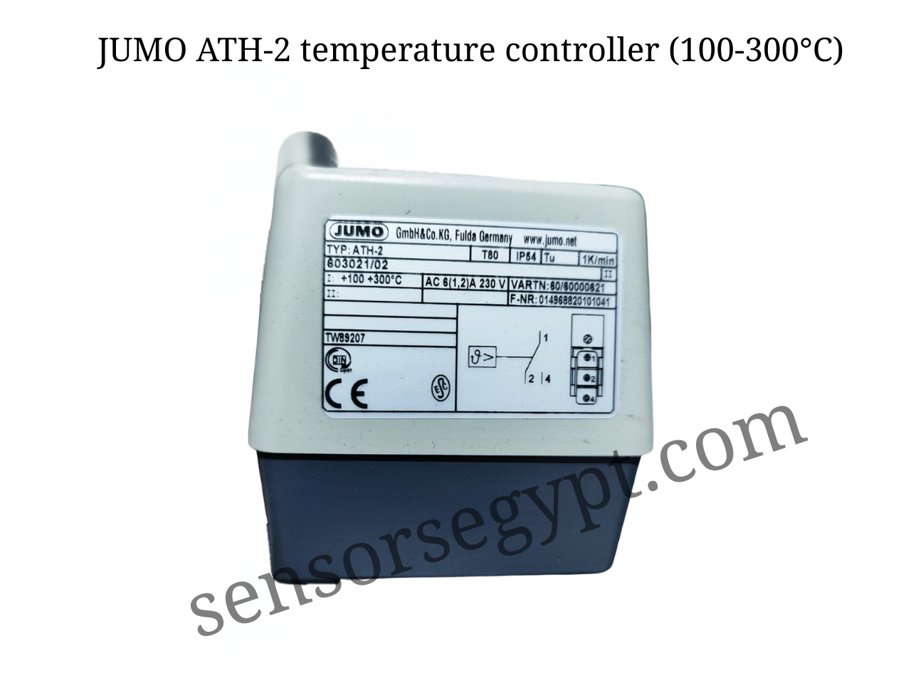 JUMO ATH-2 temperature controller (100-300°C) - Sensors Egypt